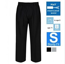Half Elasticated Sturdy Fit Trousers